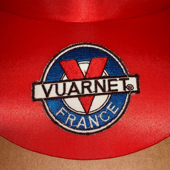 Vaurnet France | Accessories | Rare Vintage Vaurnet France Red Visor ...
